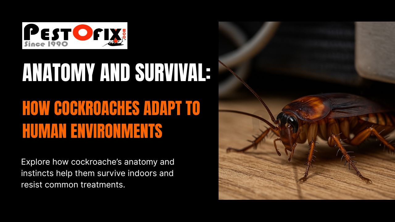 Anatomy and Survival: How Cockroaches Adapt to Human Environments